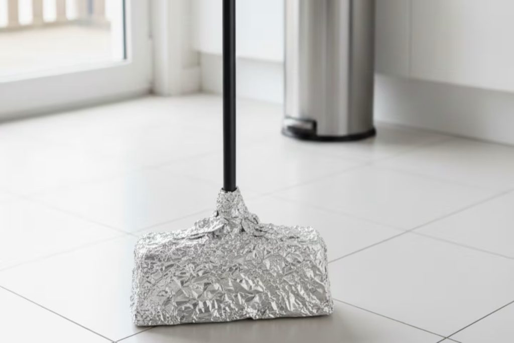 Colocar papel alumínio na vassoura: por que é recomendado e para que ...
